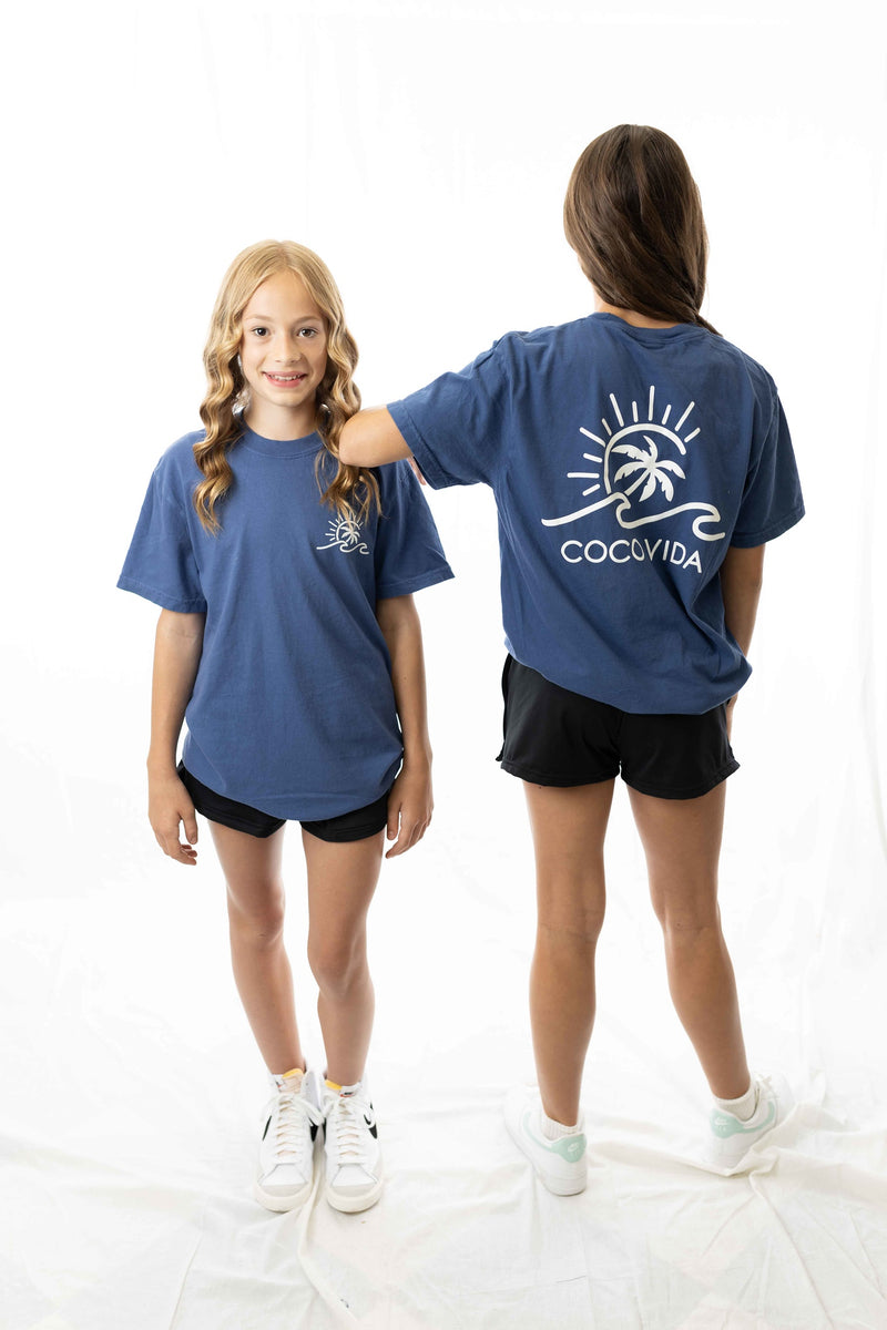 FADED BLUE T-shirt FALL24 – Coco Vida Co