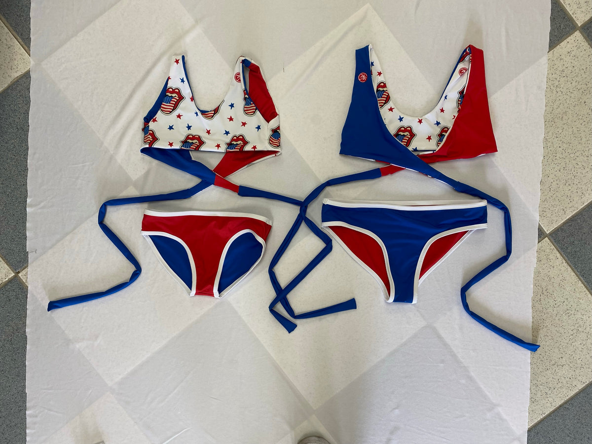 NEW patriotic 4 way swim top – Coco Vida Co