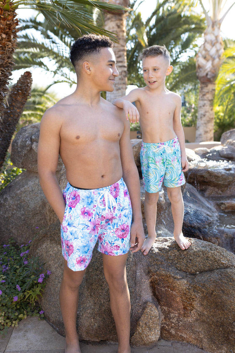 SPRING 25 BOYS/YOUTH SWIM SHORTS – Coco Vida Co